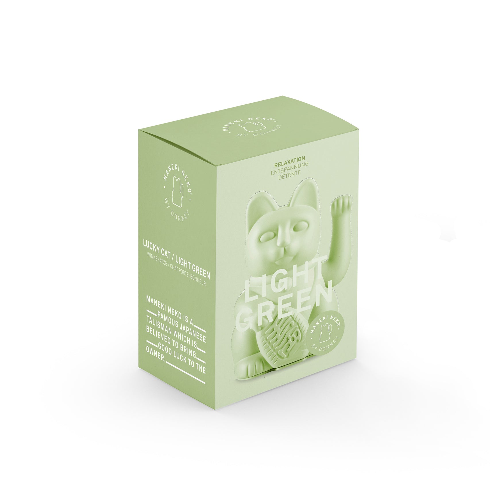 Lucky Cat Light Green – Donkey Products