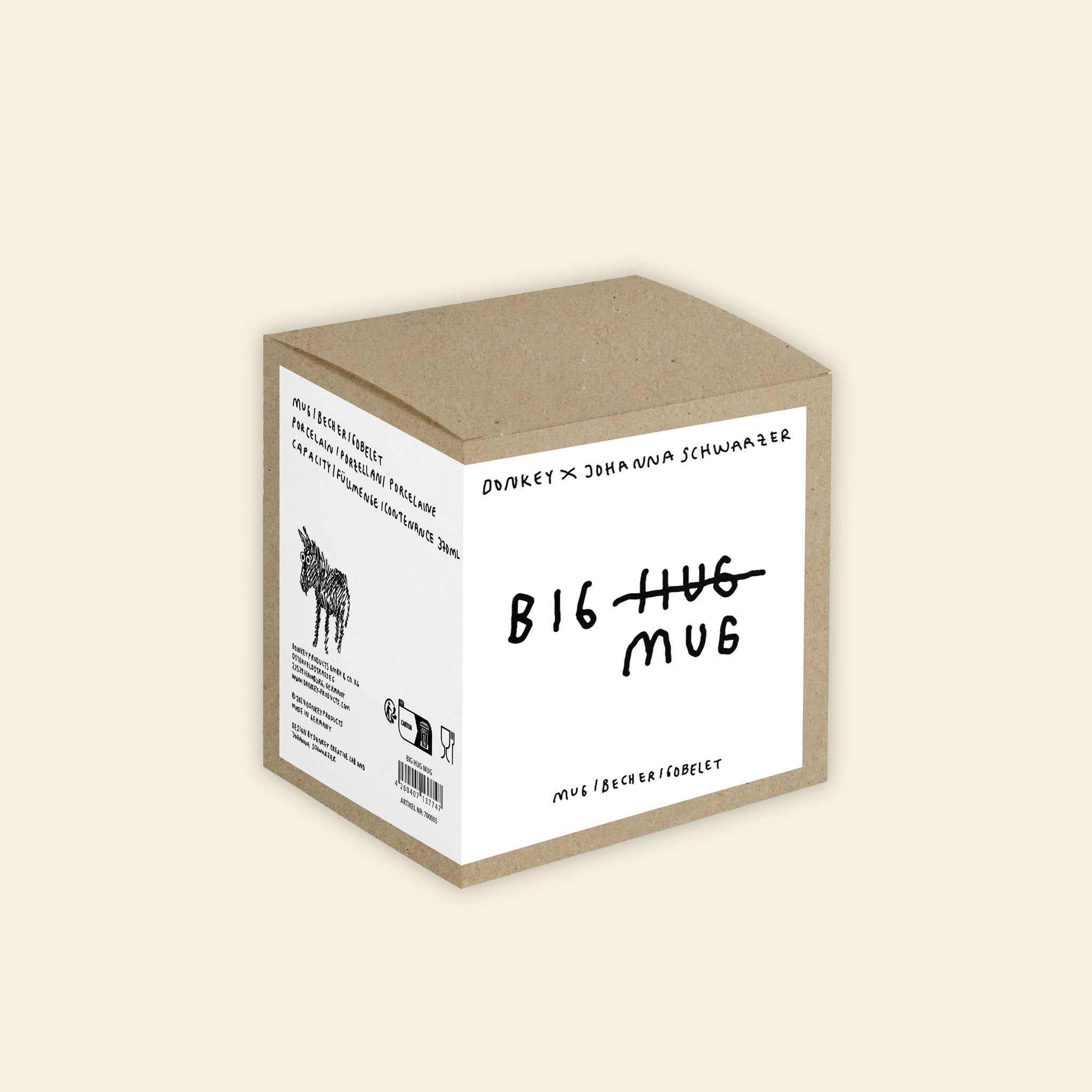 Kaffeebecher Big Hug Mug - Johanna Schwarzer x Donkey – Donkey Products